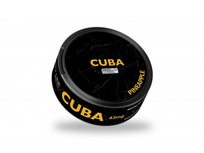Cuba Black Fruity Line Pineapple - MyNicco swedish snus online